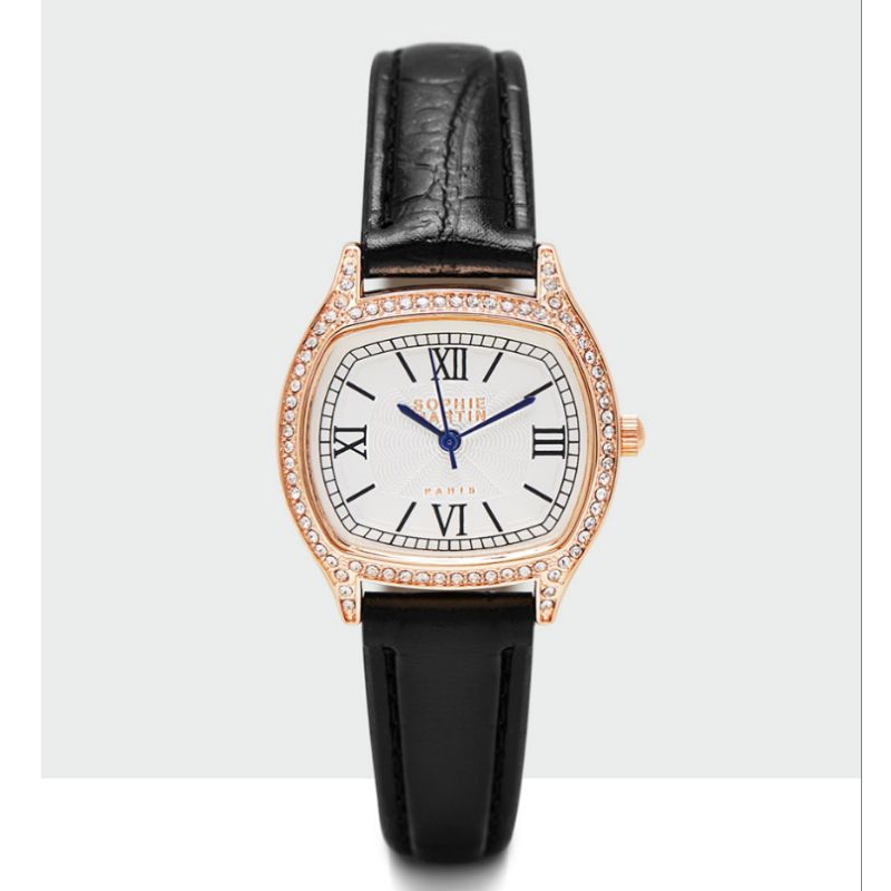 Jual JAM TANGAN CEWE FIORELLA BLACK SOPHIE PARIS | Shopee Indonesia