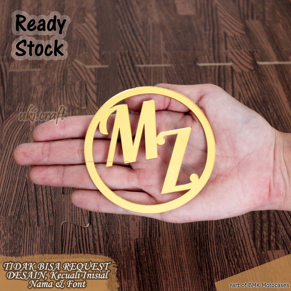 Jual Initial Couple Acrylic Cermin Akrilik Hiasan Frame Bingkai Mahar ...
