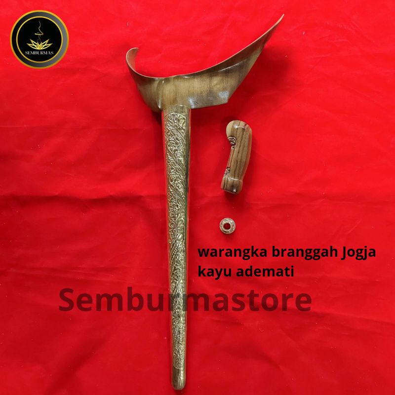 Jual Warangka Keris Branggah Yogyakarta (Jogja) Full Set- Kayu Ademati ...