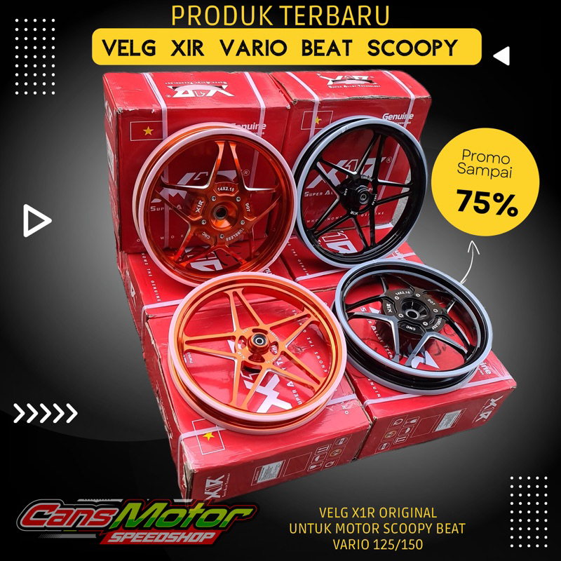 Jual Velg X1R Star Honda Vario 125/150/110/Beat/Scoopy/Genio Original ...