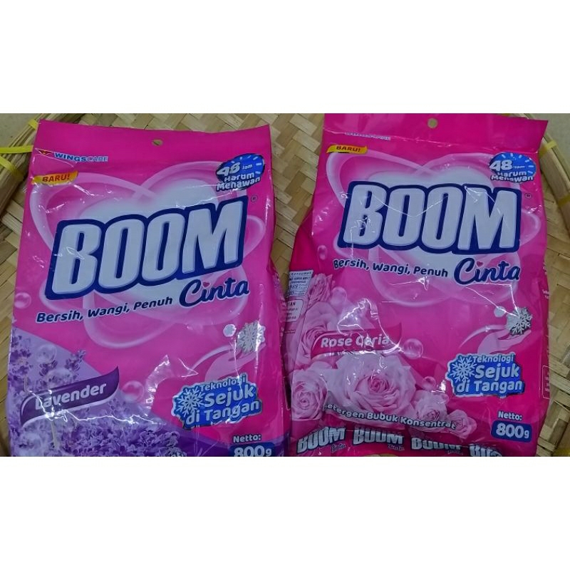 Jual BOOM CINTA DETERJEN BUBUK KONSENTRAT 800G | Shopee Indonesia
