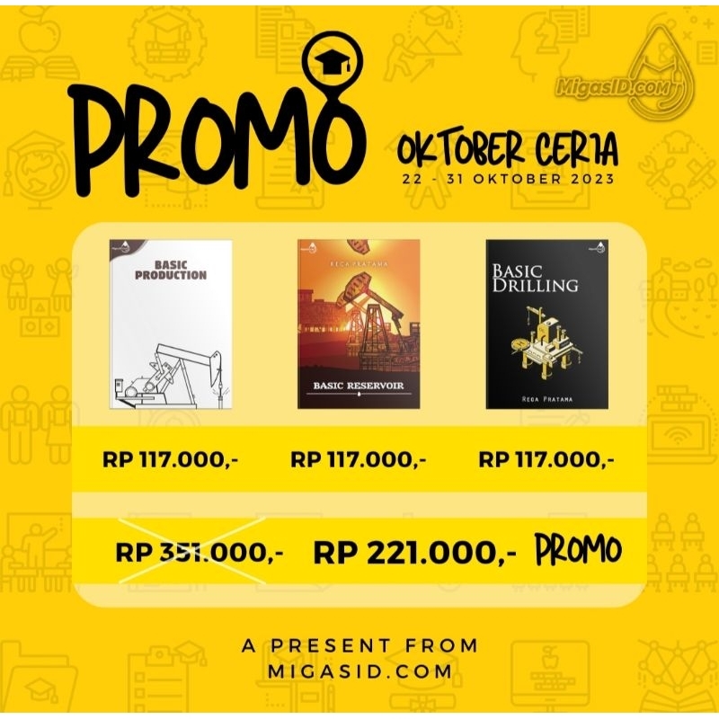 Jual PROMO MIGASID 3 BUKU BASIC PERMINYAKAN (BASIC PRODUCTION, BASIC ...