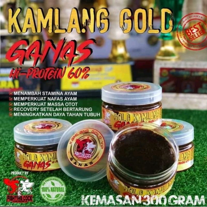 Jual KAMLANG BASAH KAMLANG AYAM GANAS GOLD VIP KEMASAN 300 GR | Shopee ...