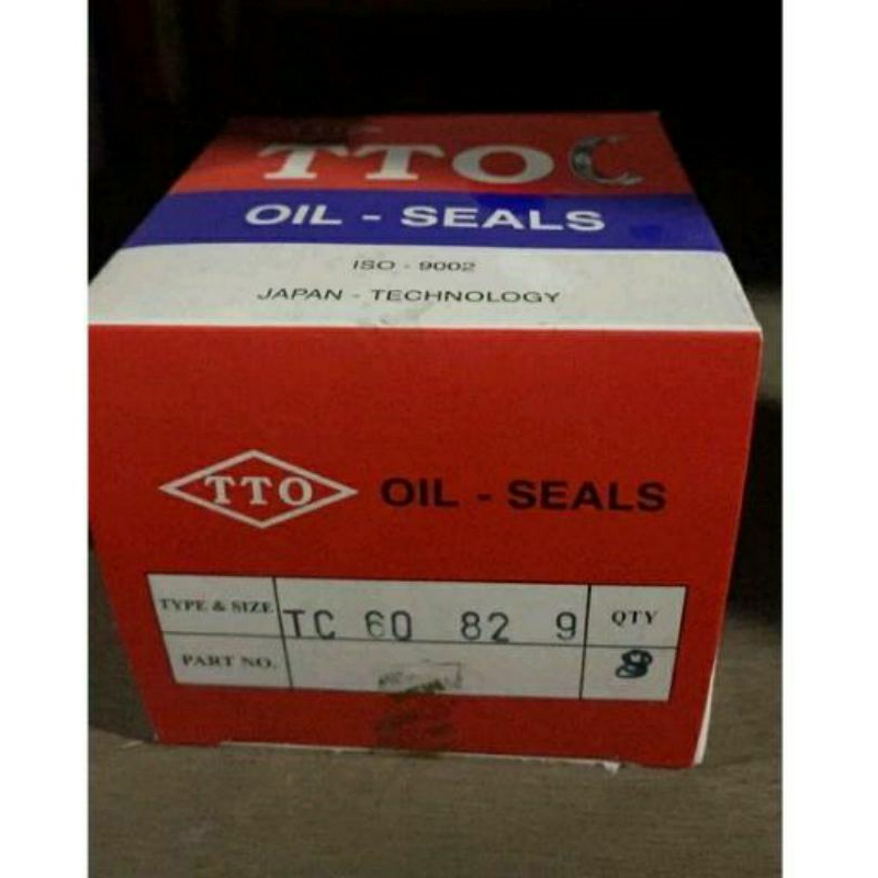 Jual Oil Seal TC 60 82 9 Merk TTO | Shopee Indonesia