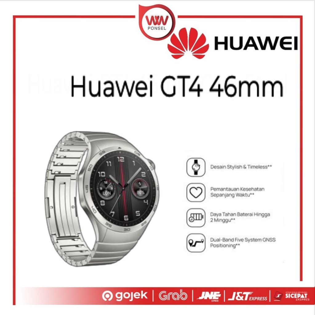 Jual Watch Huawei GT4 46mm Phoinix Gray Steel Garansi Resmi | Shopee ...