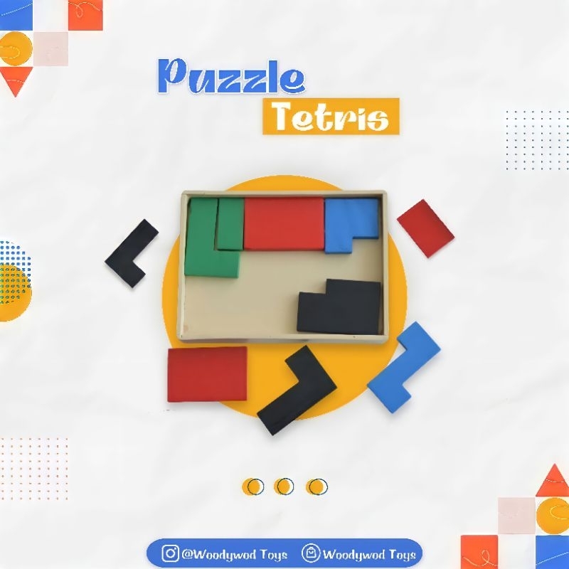 Jual Puzzle Tetris | Permainan Kayu Edukasi Anak Usia Dini | Shopee ...
