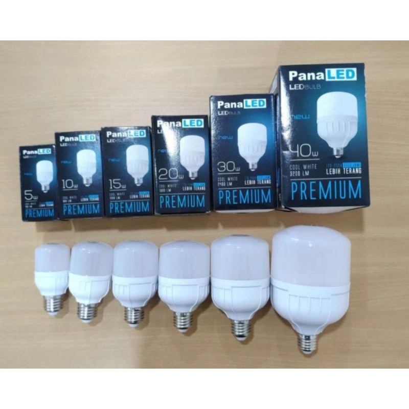 Jual PANALED PREMIUM Lampu LED Capsule Bohlam Jumbo 5W 10W 15W 20W 30W 40W [ 5 10 15 20 30 40 ...