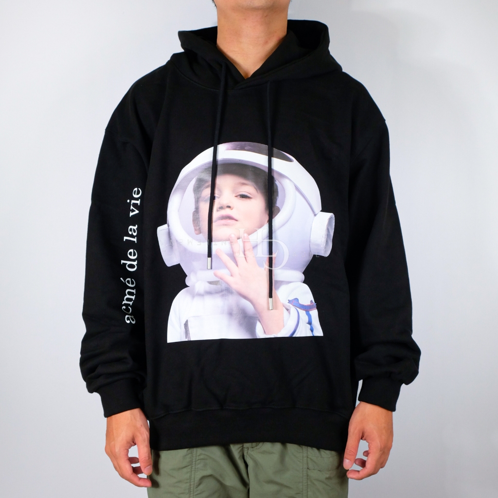 Jual ADLV Baby Face Astronaut Hoodie Black | Shopee Indonesia
