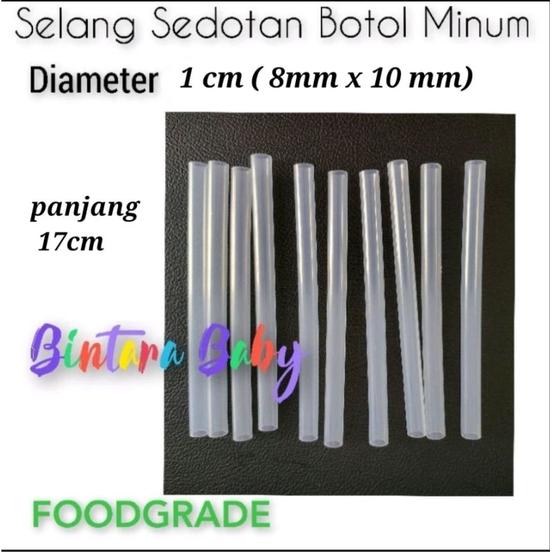 Jual Selang Sedotan Botol Minum Foodgrade 8x10 mm / selang sedotan ...