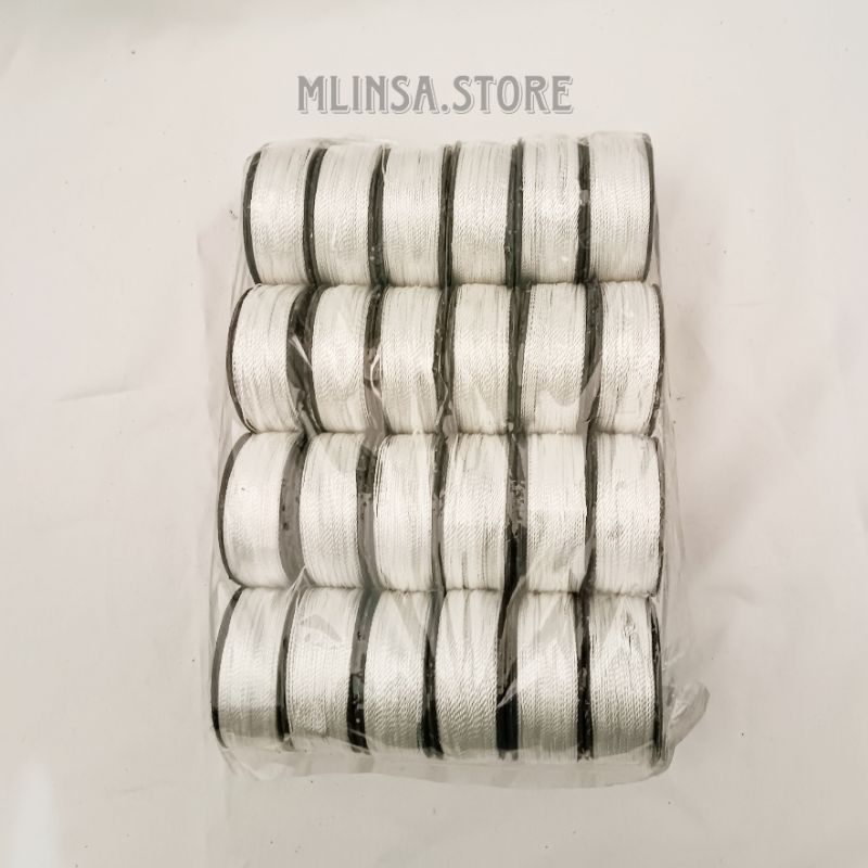 Jual Nilon Putih 15 Meter 1 Pak Isi 24 Pcs Benang Bangunan | Shopee ...