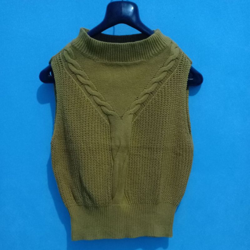 Jual VEST RAJUT KEPANG TEBAL | Shopee Indonesia