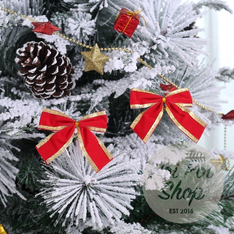 Jual Hiasan Pita Natal List Gold Premium Hiasan Pohon Natal Dekorasi ...