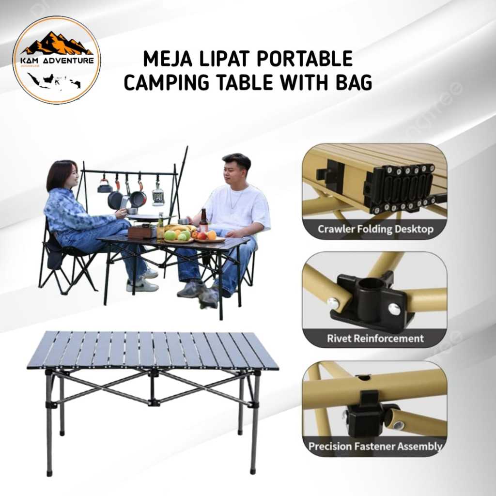 Jual meja lipat camping - meja lipat portable - meja camping otdoor ...