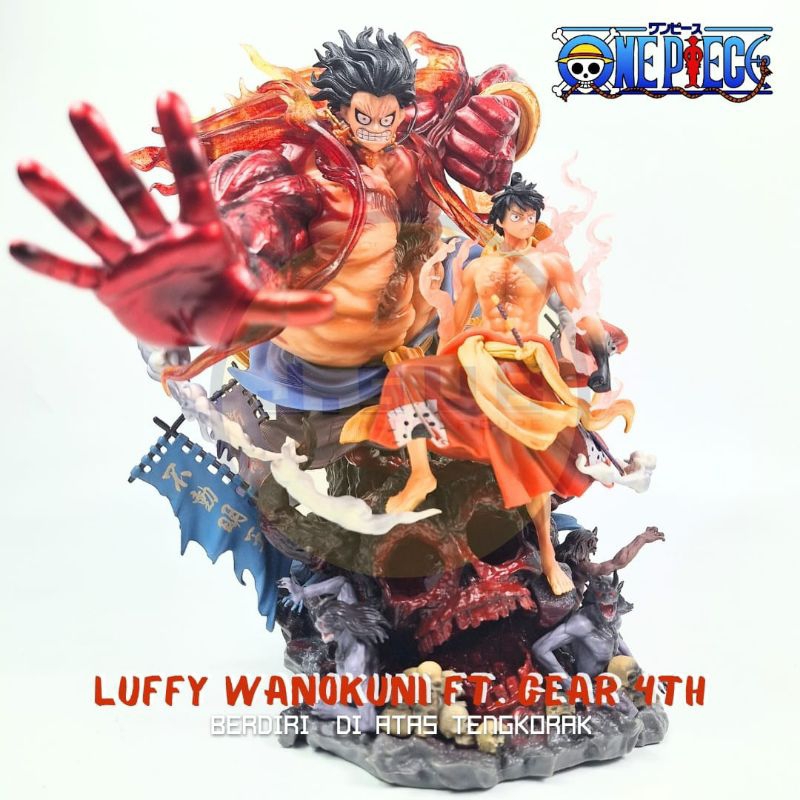 Jual Action Figure Monkey D Luffy Ft. Gear 4 Statue Onepiece Ventus ...