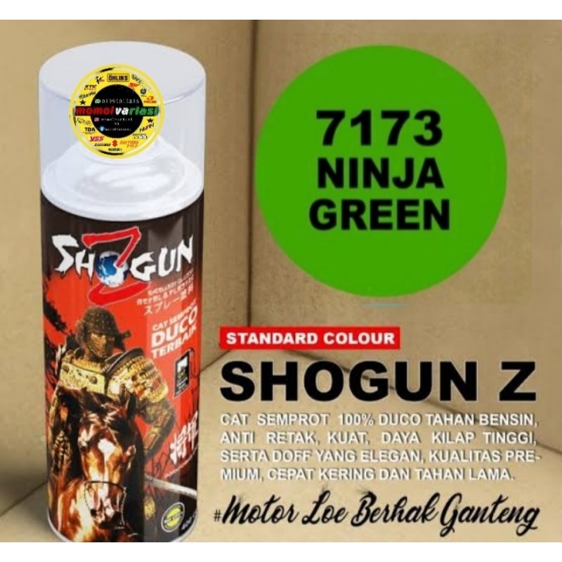 Jual cat semprot shogun z ninja Green/cat shogun z anti bensin/cat ...