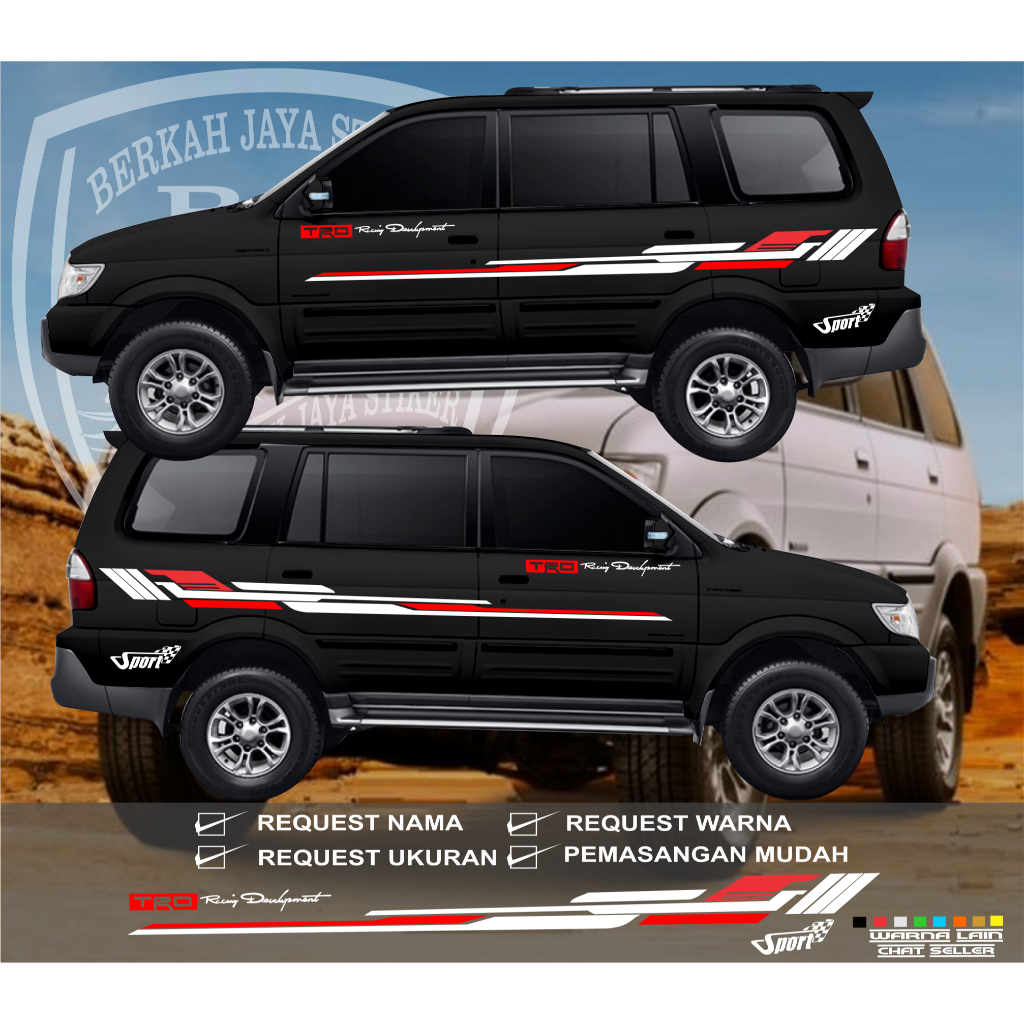 Jual STICKER MOBIL ISUZU PANTHER TOURING STICKER PANTHER TOURING STIKER ...