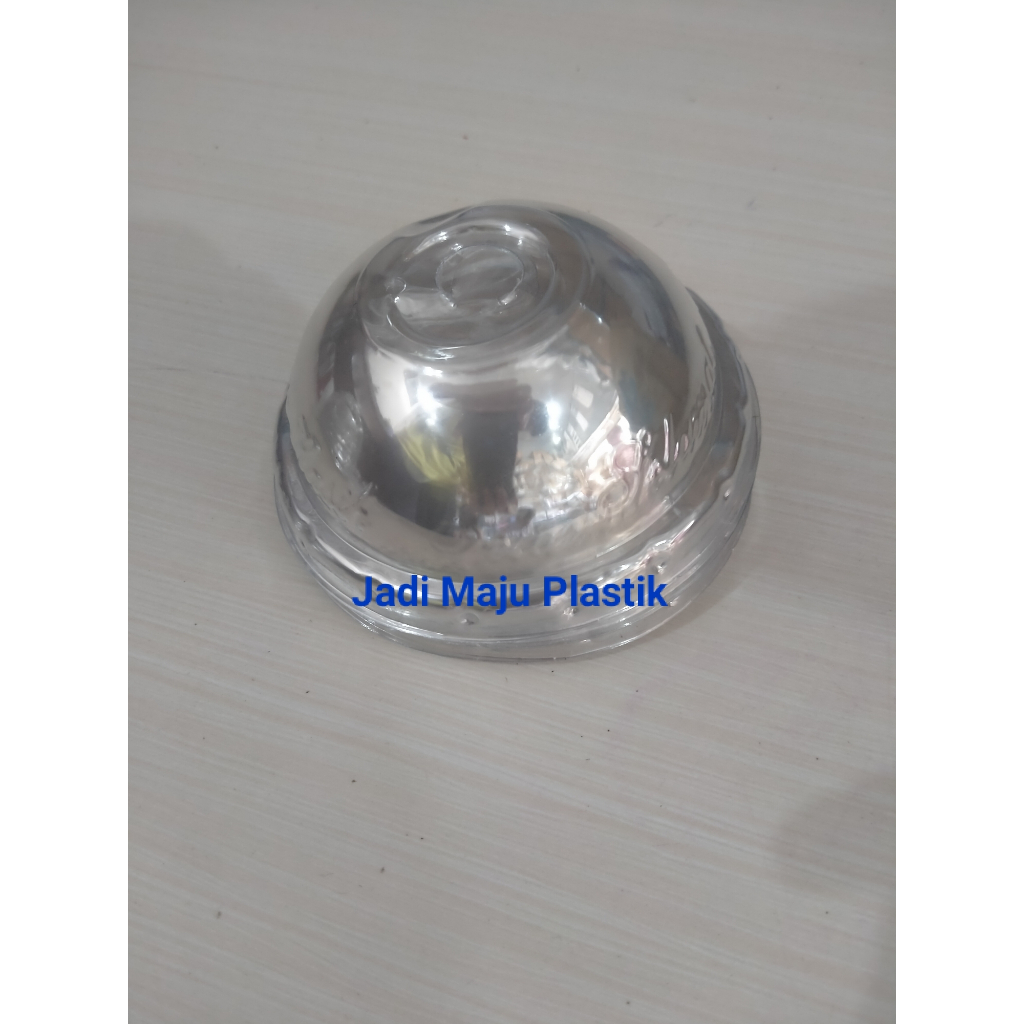 Jual TUTUP CUP PLASTIK CEMBUNG / TUTUP GELAS POP ICE CEMBUNG - 50 pcs ...