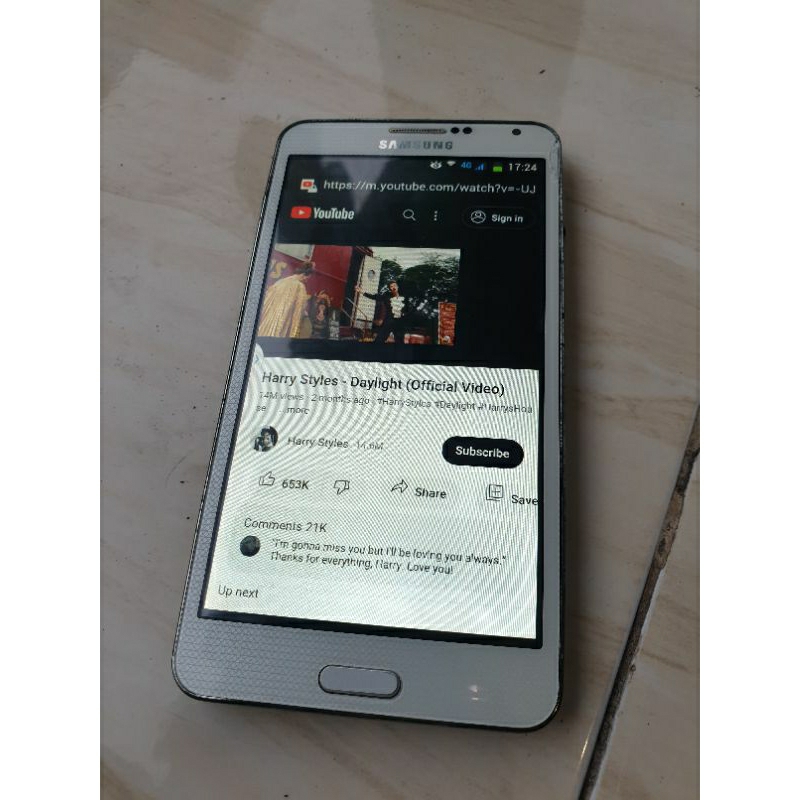 Jual Samsung Note Note 3 N900 4G Normal ada minus | Shopee Indonesia