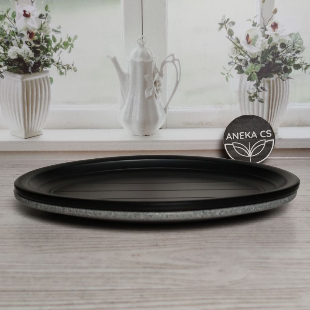 Jual Melamine Stone Piring Oval 11 inch - Piring Saji - Piring Cafe ...