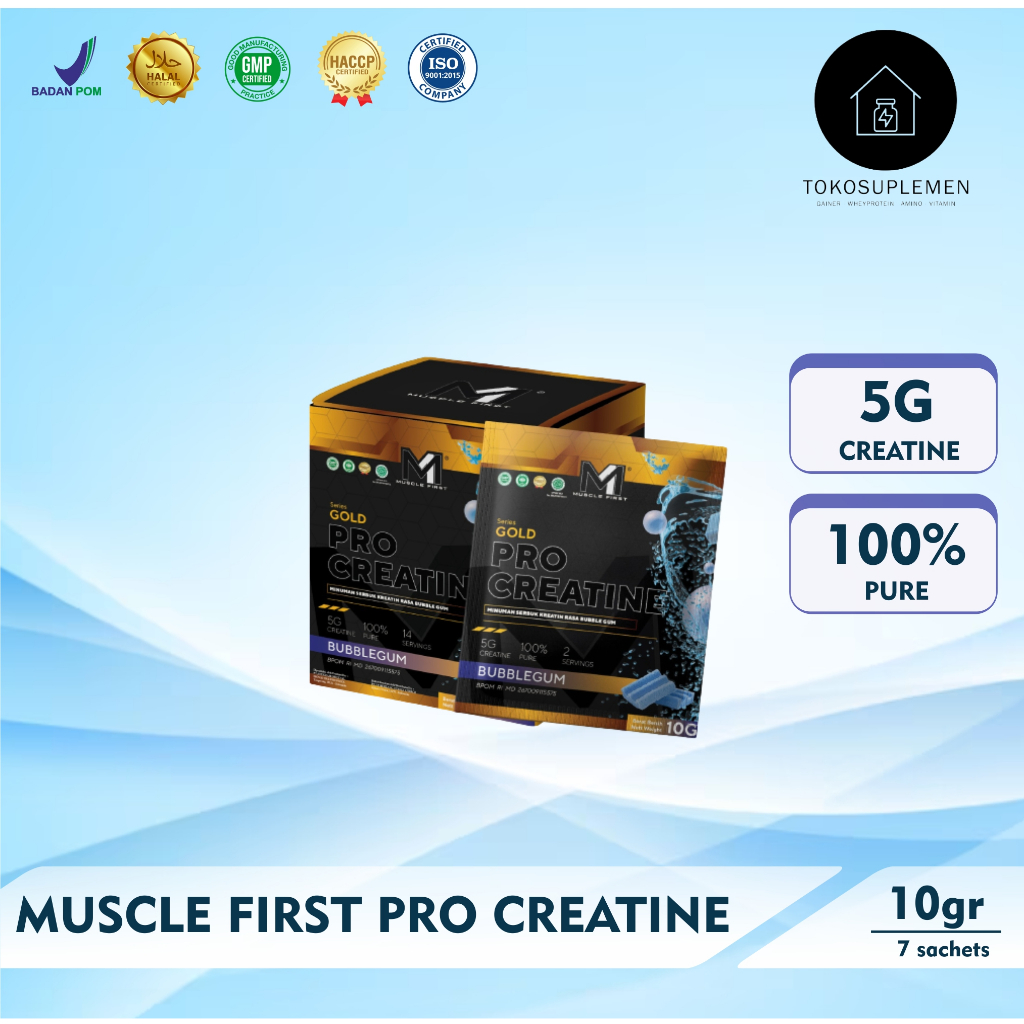 Jual MUSCLE FIRST M1 PRO CREATINE 42 GR (1 BOX : 7 SASET - 7 SERVS ...