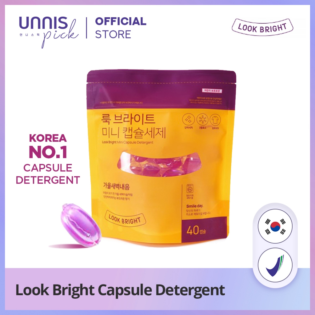 Jual Lookbright Capsule Detergent Korea No 1 - Fall | Shopee Indonesia