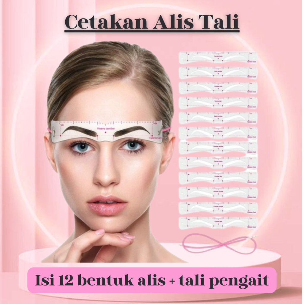 Jual Cetakan alis tali 12pcs (titik 3) | Shopee Indonesia