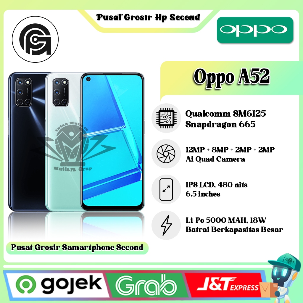 Jual Oppo A52 RAM 6 ROM 128 GB (SECOND) | Shopee Indonesia