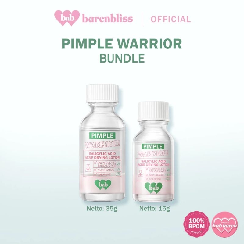 Jual (Acne Lotion) BNB Barenbliss Pimple Warrior Salicylic Acid Acne ...