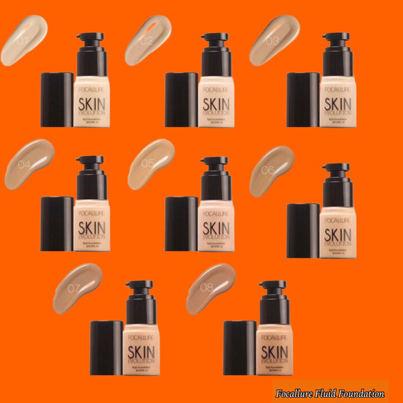 Jual FOCALLURE SKIN EVOLUTION FLUID FOUNDATION | Shopee Indonesia