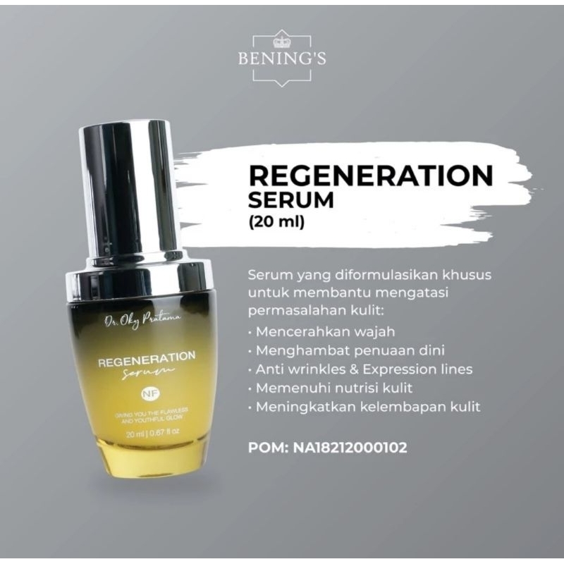 Jual Regenerat Serum Scar / Bopeng dari Bening Skincare Dr Oky | Shopee ...