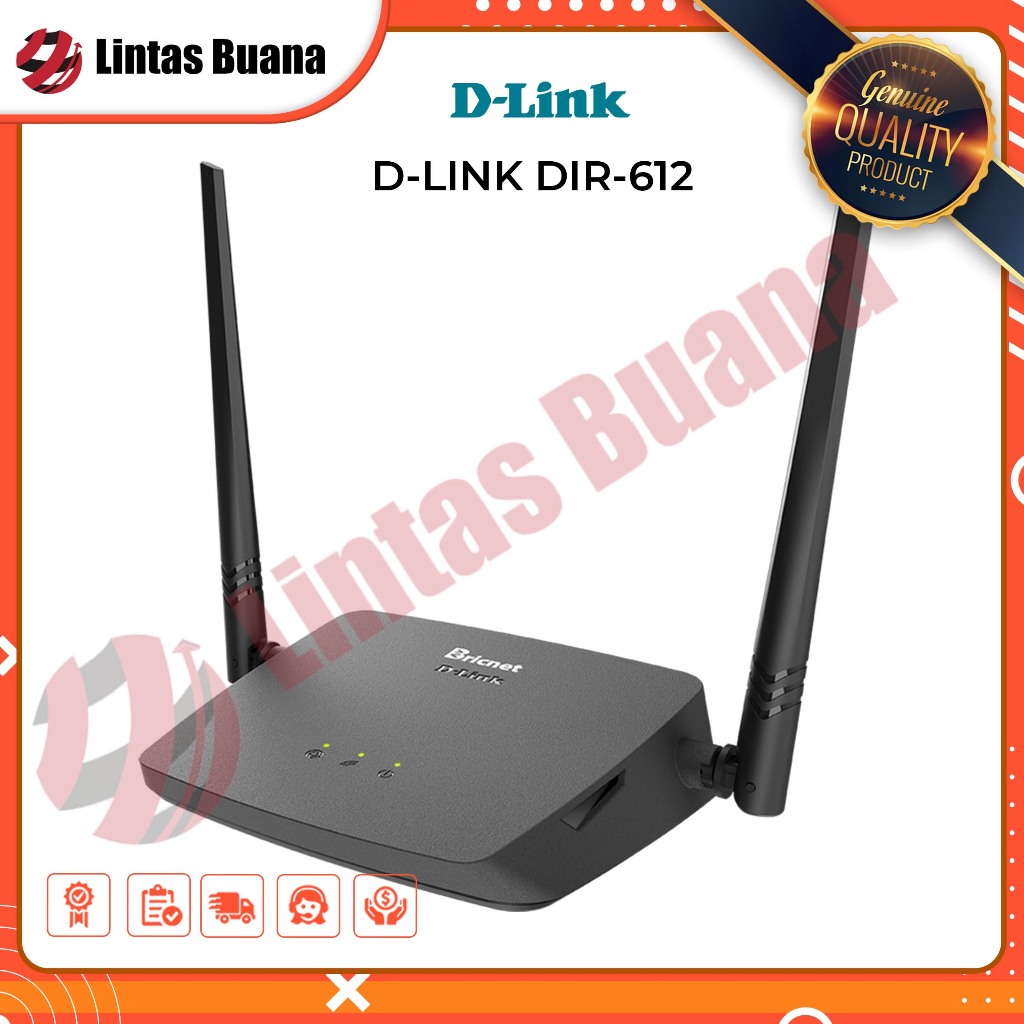Jual ROUTER WIRELESS D-LINK DIR 612 Wireless N 300 ROUTER Dlink DIR612 ...