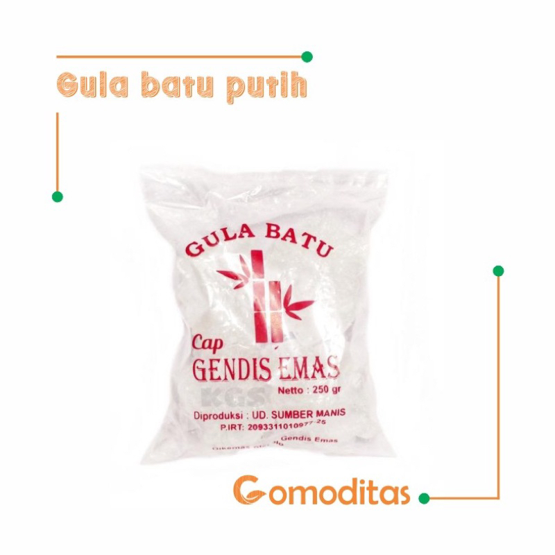 Jual GULA BATU KRISTAL PUTIH 250 gram | GULA KRISTAL | GULA PUTIH ...