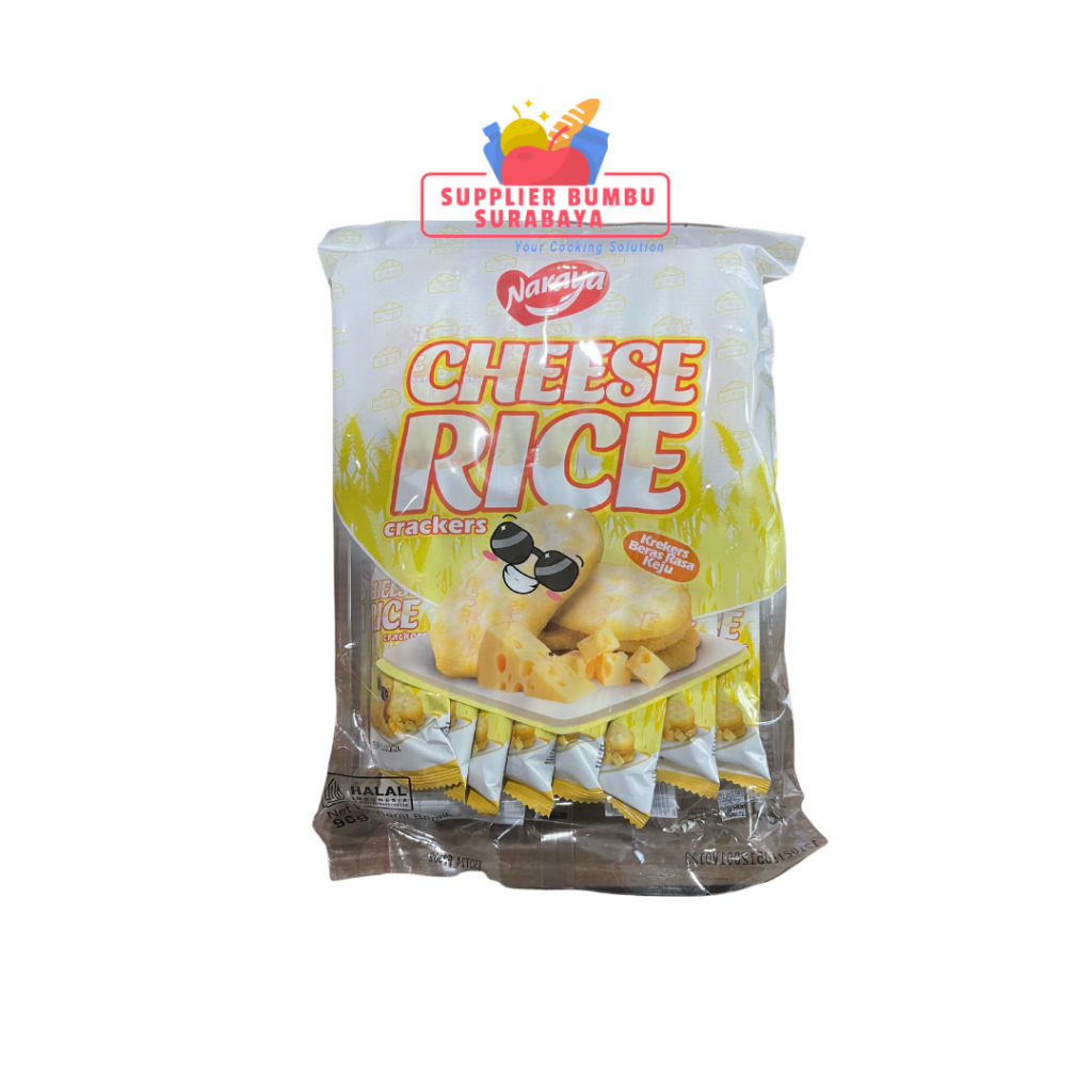 Jual Naraya Cheese Rice Crackers 96g isi 16 pcs | Shopee Indonesia