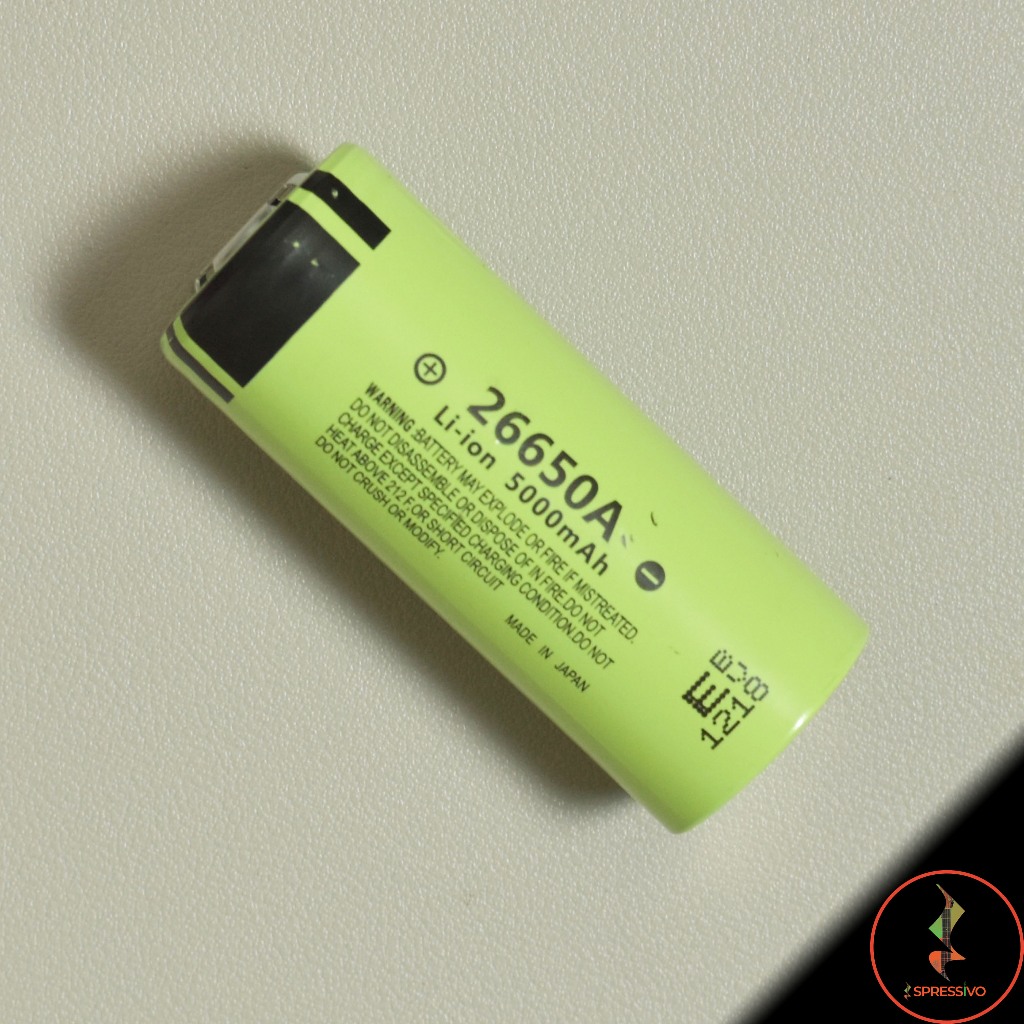 Jual Baterai Senter 26650A Panasonic charge li-ion 5000mAh rechargeable ...