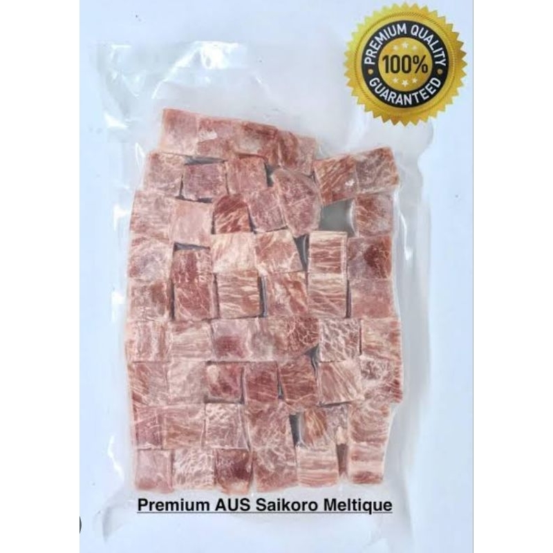 Jual Saikoro beef cube daging sapi kotak bbq | Shopee Indonesia