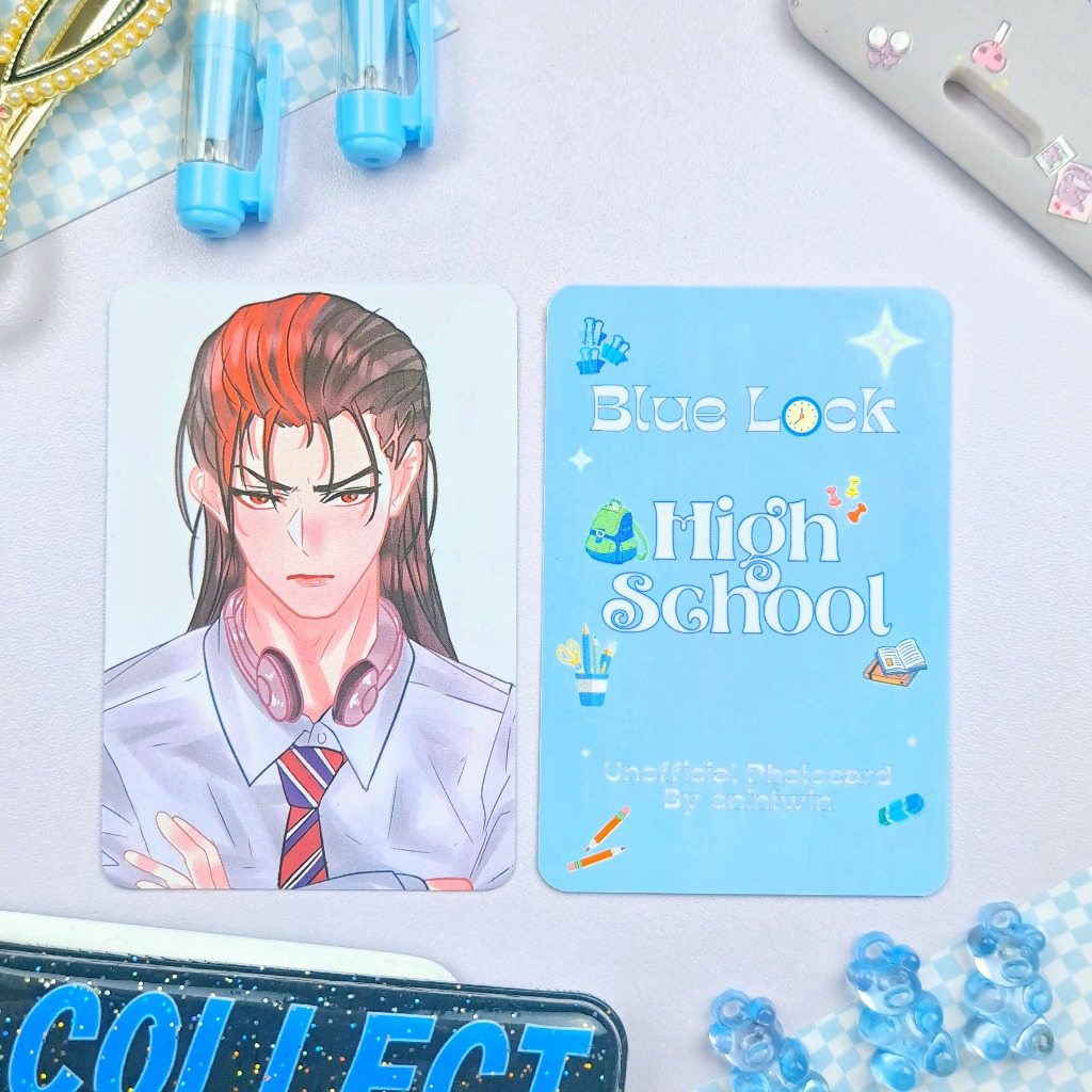 Jual BLUE LOCK photocard CLASSIC by onintwin / bluelock keychain ...