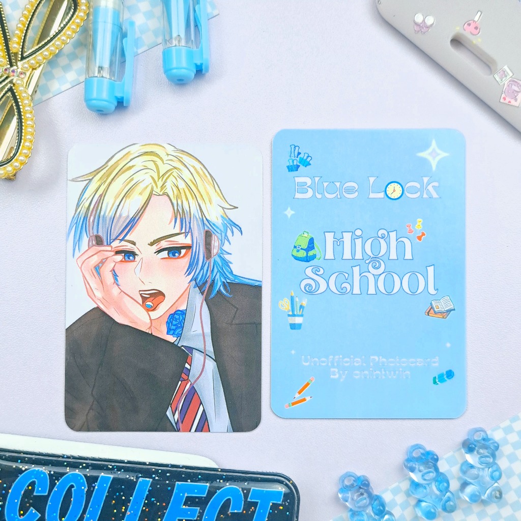 Jual BLUE LOCK photocard CLASSIC by onintwin / bluelock keychain ...