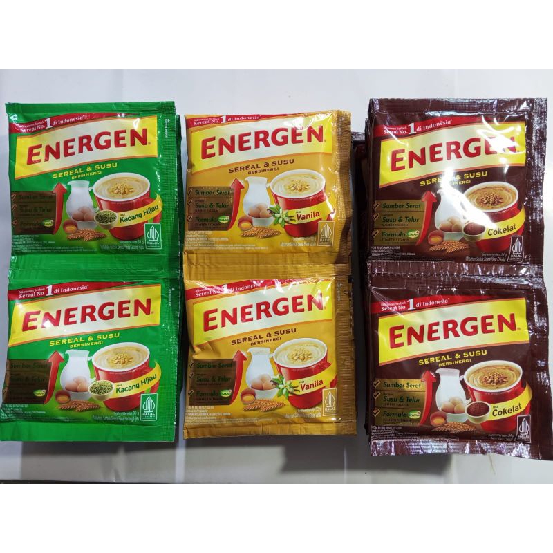 Jual ENERGEN - Energen Sereal & Susu isi 10 sachet | Shopee Indonesia