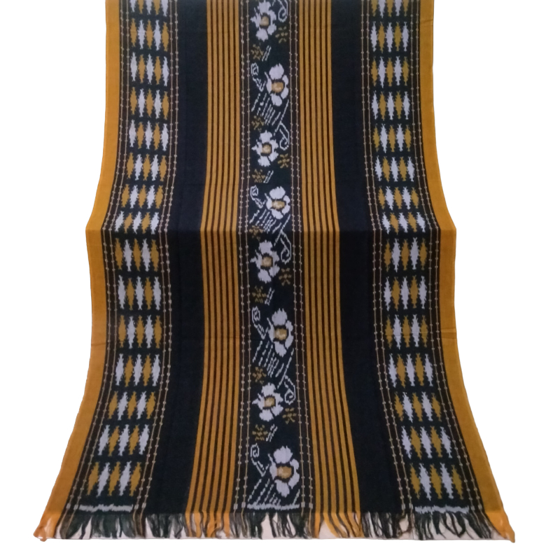 Jual Kain Tenun Kain Tenun Troso Tenun Jepara Motif Toraja Warna Kuning ...