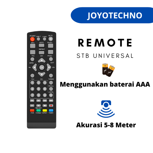Jual Remot Remote STB Set Top Box / Remote STB DVB T2 / Remote Set Top ...