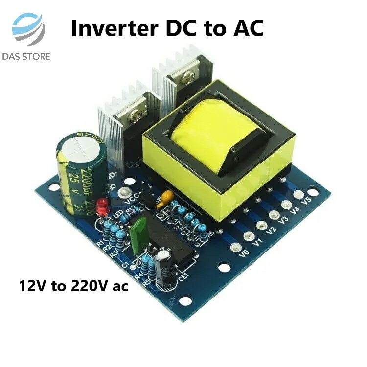 Jual Modul Inverter DC 12V to AC 110/220V 150W real ampere | Shopee ...