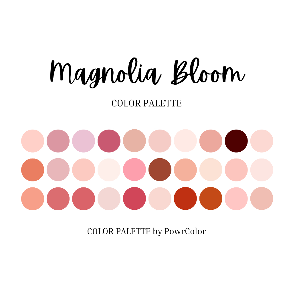 Jual Magnolia Bloom - Digital Color Palette | Shopee Indonesia