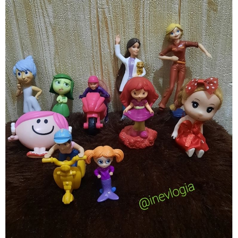 Jual Mainan Figure barbie/Princess / Mr Men & Little Miss MCD happy meal/KFC/Mcdonald's happy ...