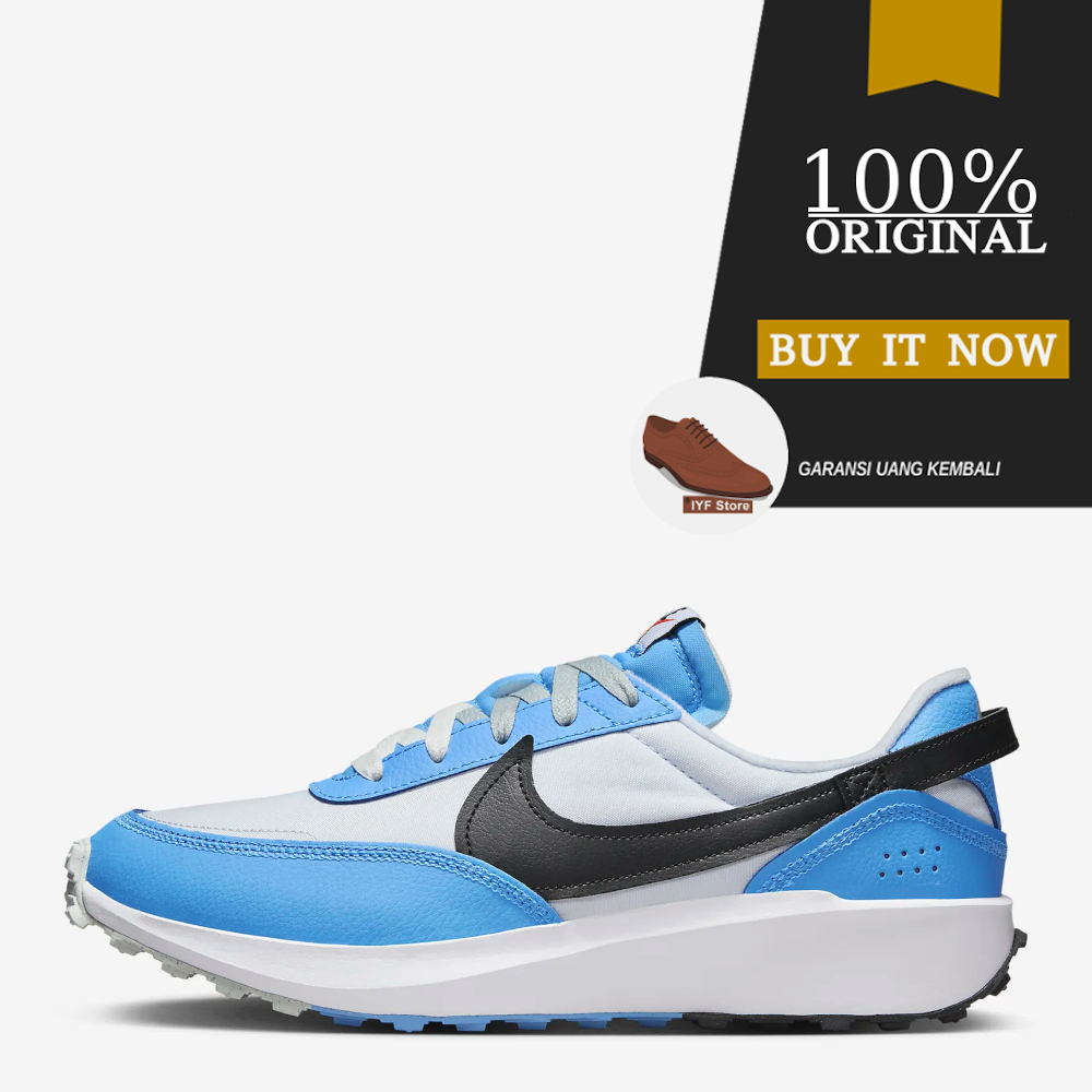 Jual Sneakers Original Sepatu Nike Waffle Debut - Football Grey/Univ ...