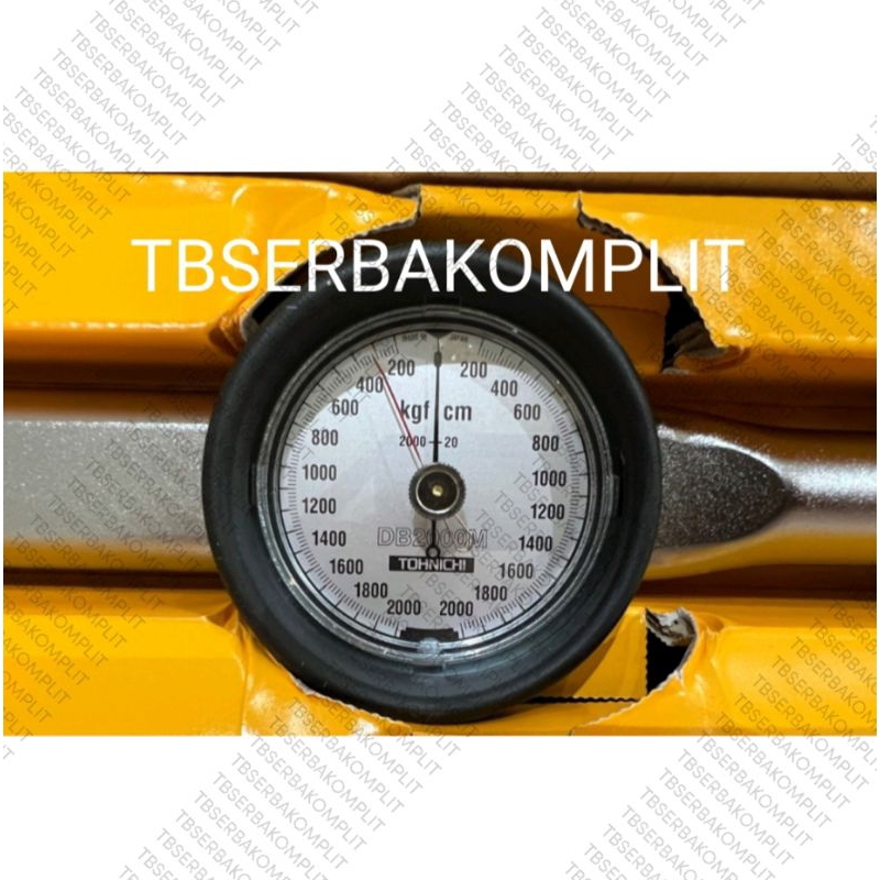 Jual Tohnichi DB2000M-S 1/2" Dial Torque Wrench Ratchet Kunci Torsi ...