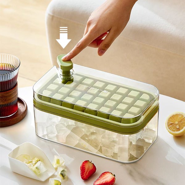 Jual Cetakan Es Tempat Es Batu Tekan Ice Tray Dengan Box BKE30803 ...