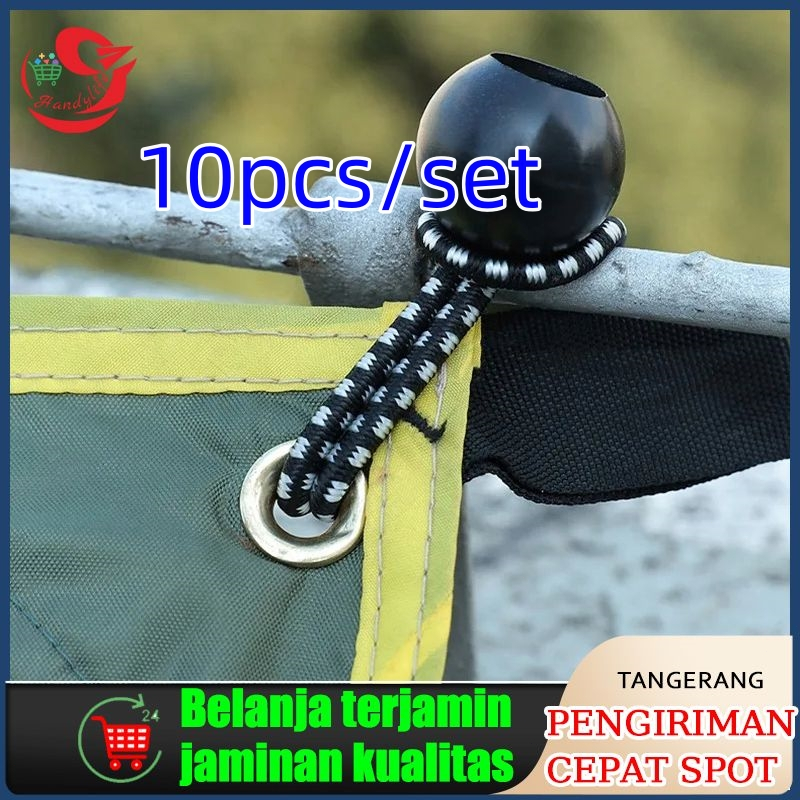 Jual 10pcs Tali Bungee Bungee Rope Elastis Outdoor Canopy Bungee Rope ...