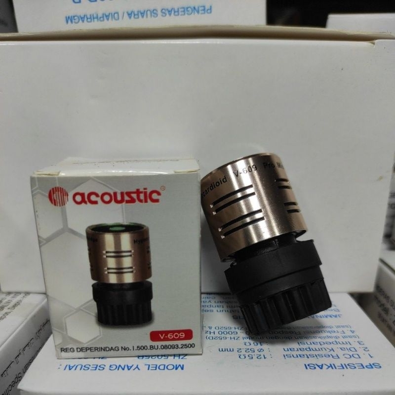 Jual Spul Microphone Acoustic V-609 Spol Mic Acoustic V 609 Original ...