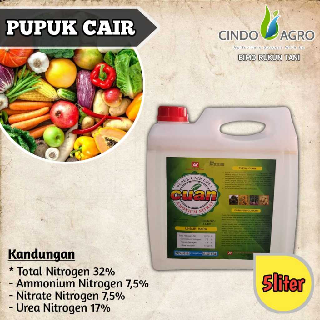 Jual CUAN Urea Cair - 5liter | Shopee Indonesia