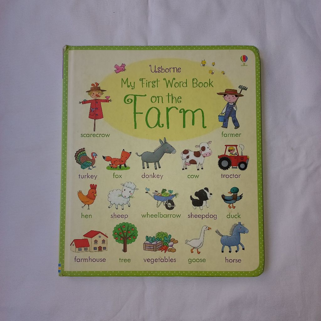 Jual Usborne - My First Word Book on the Farm | Shopee Indonesia